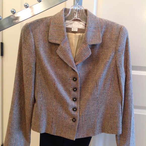 Doncaster | Jackets & Coats | Silk Tweed Jacket | Poshmark